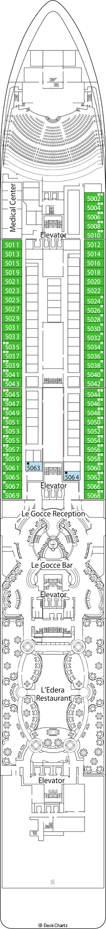 MSC Magnifica Deck 5, Sorrento Deck - Cruise Critic