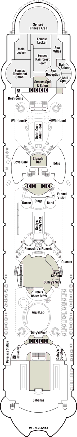 Disney Wonder Deck Plans: Ship Layout, Staterooms & Map - Cruise Critic