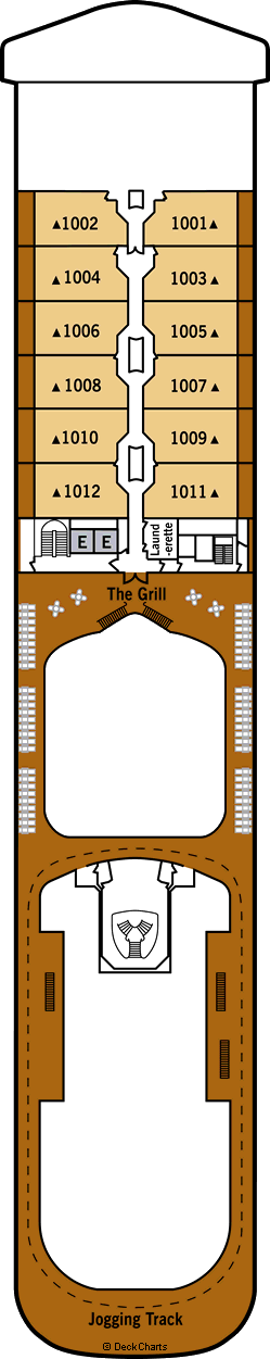 Silversea Silver Spirit Deck Plans, Ship Layout & Staterooms - Cruise ...