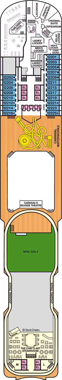 Carnival Dream Deck Plans: Ship Layout, Staterooms & Map - Cruise Critic Carnival Dream Deck Plans: Ship Layout, Staterooms & Map - Cruise Critic