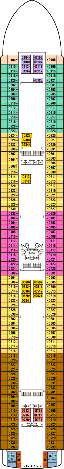 Crown Princess Deck 9, Dolphin Deck - Cruise Critic